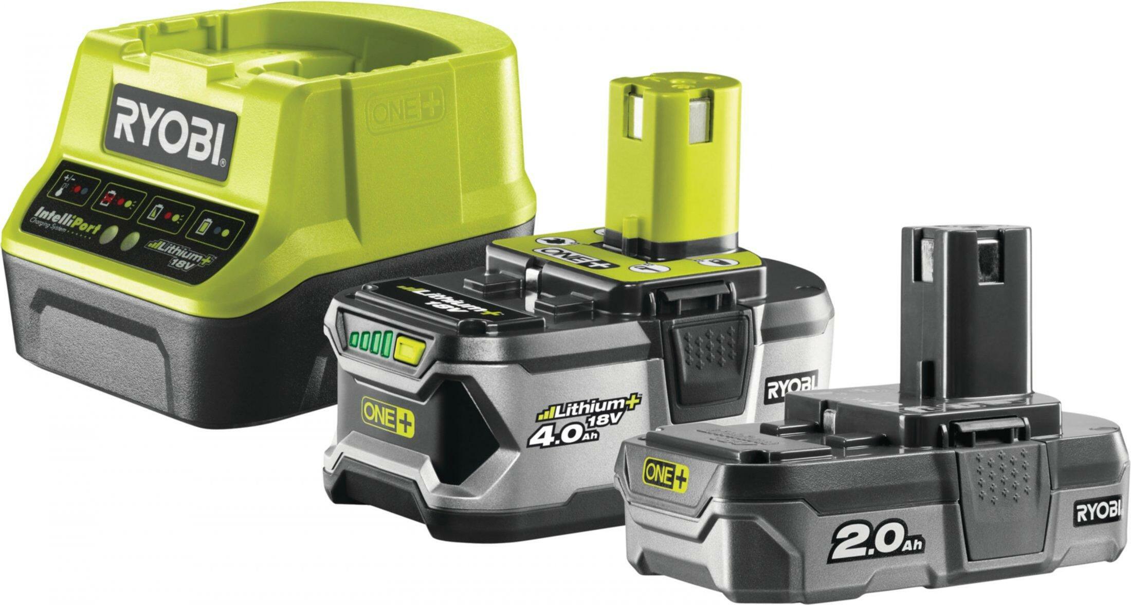 RYOBI RC18120-242 18V ONE+ Lithium+ accu-laadset (1x 2,0Ah/4,0Ah accu ...