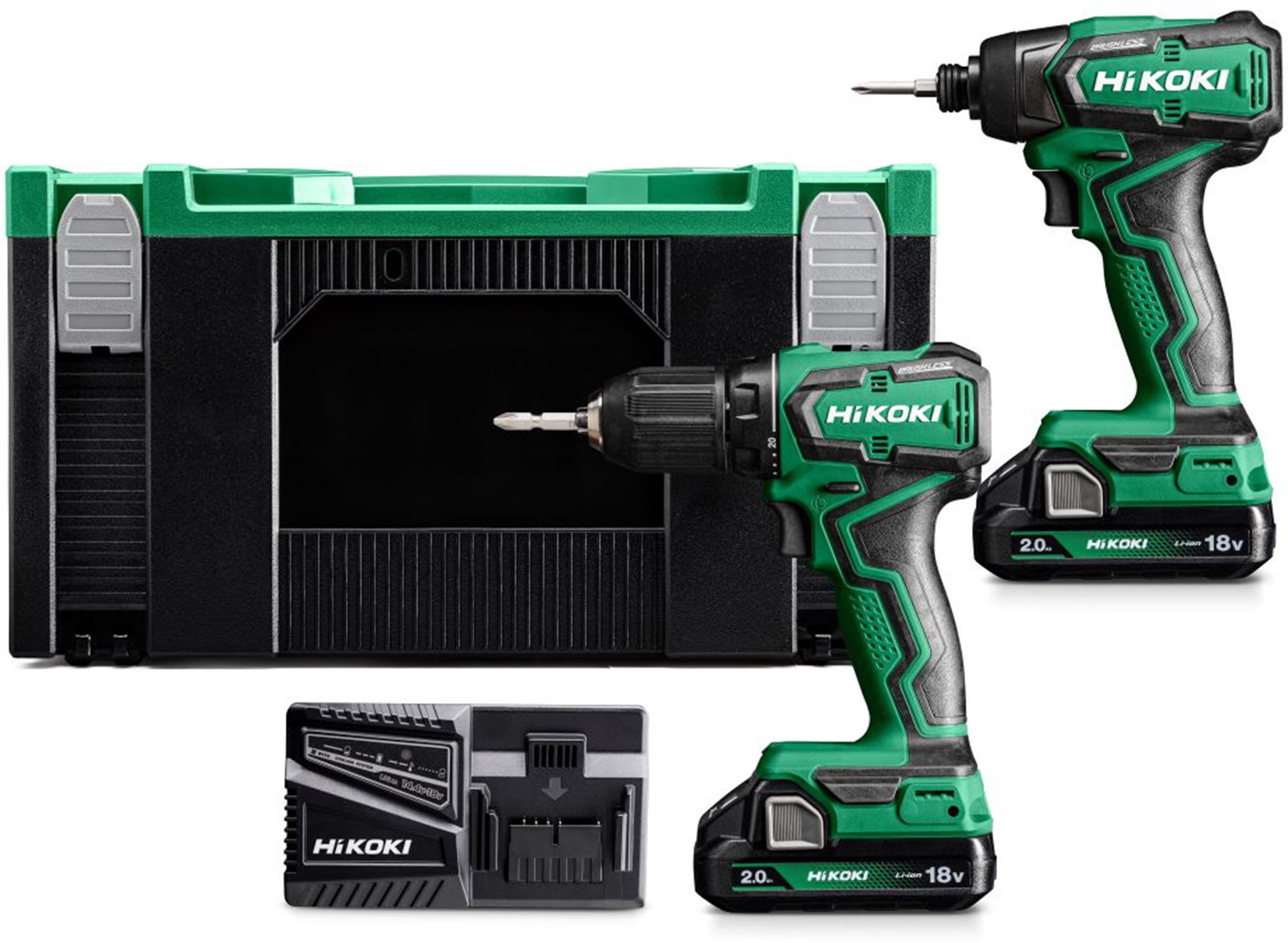 HIKOKI KC18DDWFZ 18V cordless machine kit DS18DD + WH18DD 2-piece in ...