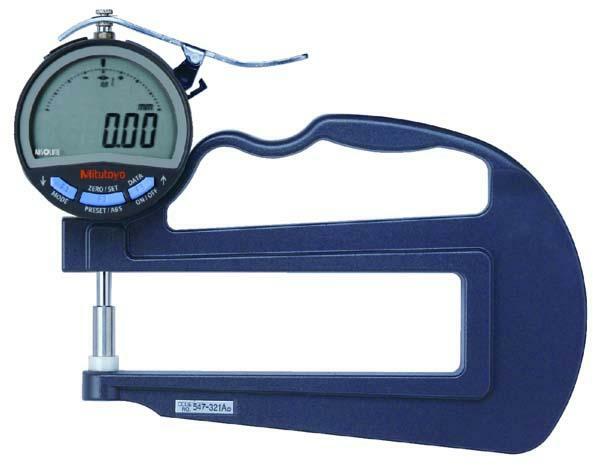 MITUTOYO 547-321A digimatic diktemeter grote uitlading 0-10 mm, 0,01 mm ...