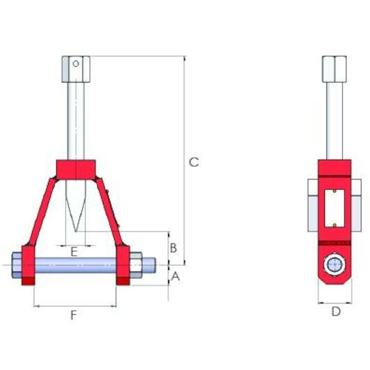 HI-FORCE MFS22 mechanical flange spreader 2 x 47 mm | Klium