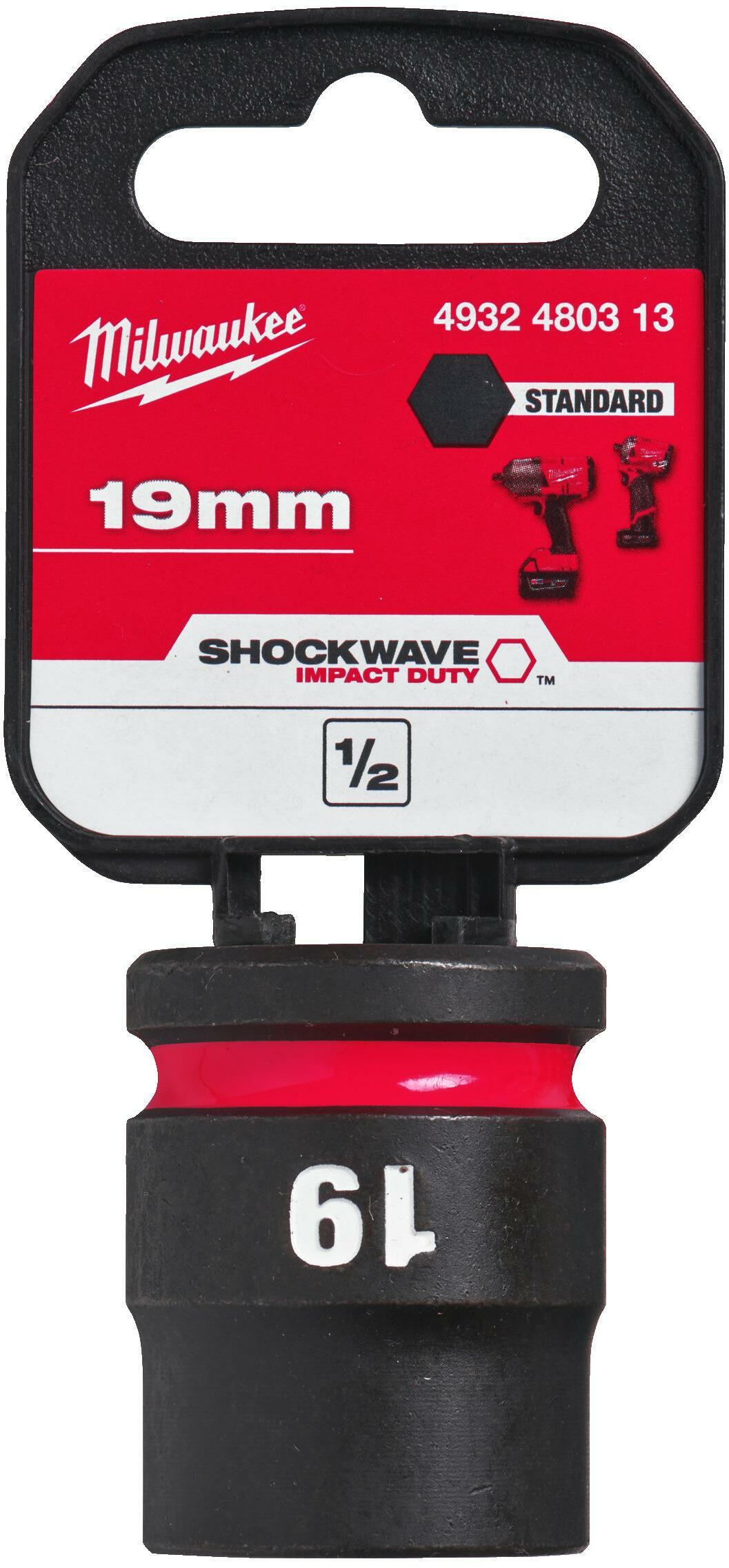 MILWAUKEE 4932480313 SHOCKWAVE IMPACT DUTY 1/2" impact-resistant short ...