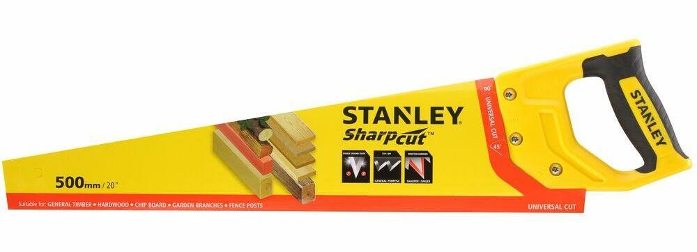 STANLEY STHT20367-1 universele zaag Sharpcut 500 mm - 7 tpi | Klium